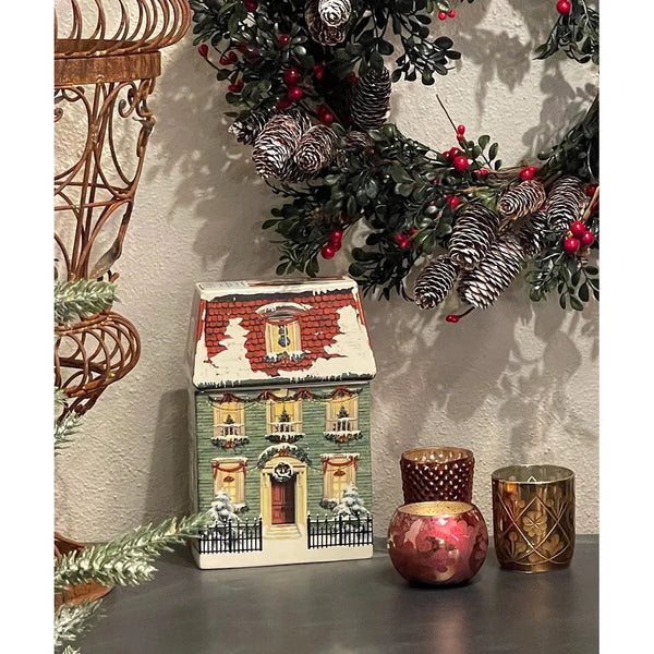 Vintage Ceramic House Biscuit Tin – Farmgate and Twine