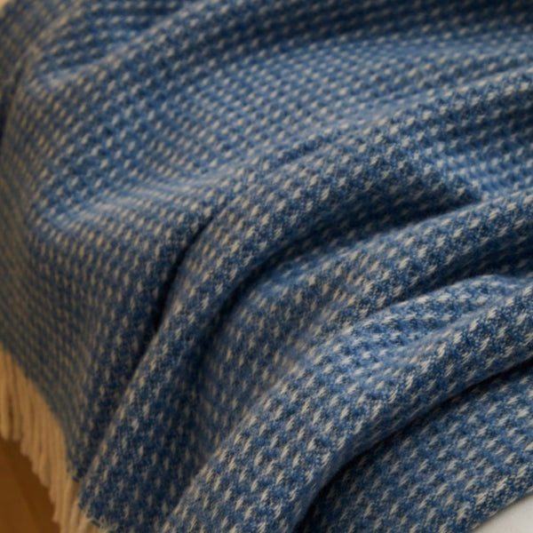 Pre-Order Bespoke Throw Rug Bedspread - Waffle Blue Jay – Farmgate and ...
