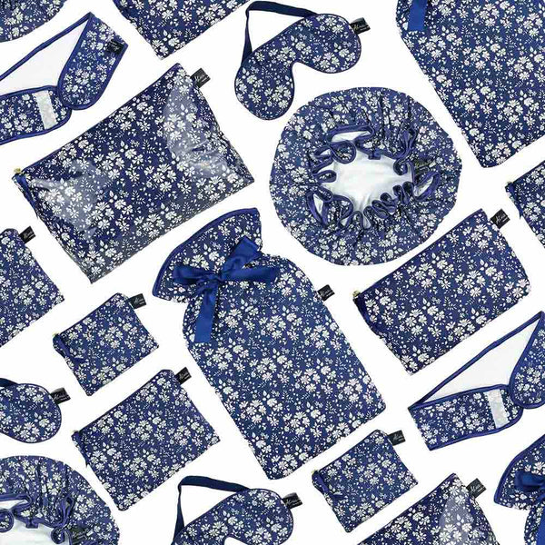 Hot Water Bottle - Liberty of London Capel Navy – Farmgate and Twine